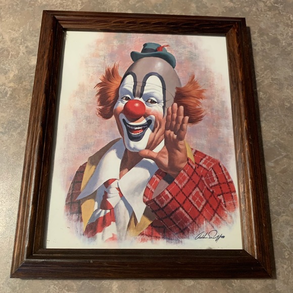 Accents | Arthur Sarnoff Clown Prints | Poshmark